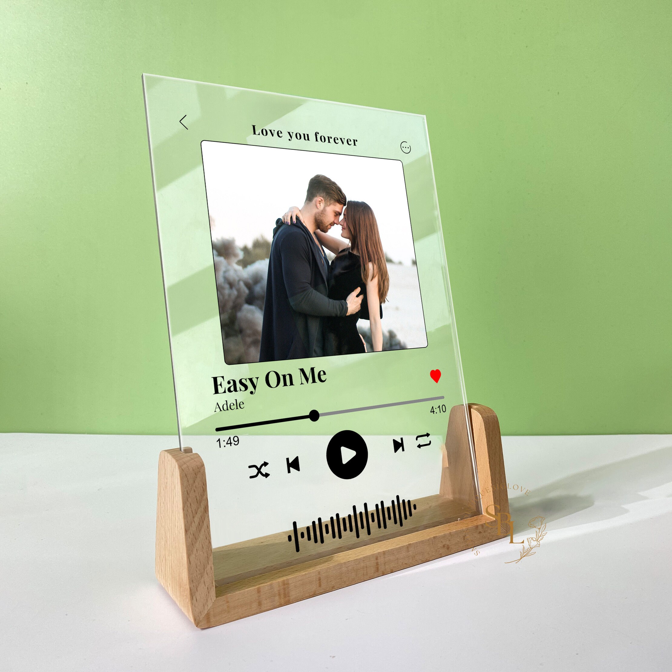 Custom Acrylic Spotify Plaque,spotify Glass Art, Minimalist Home Decor ...