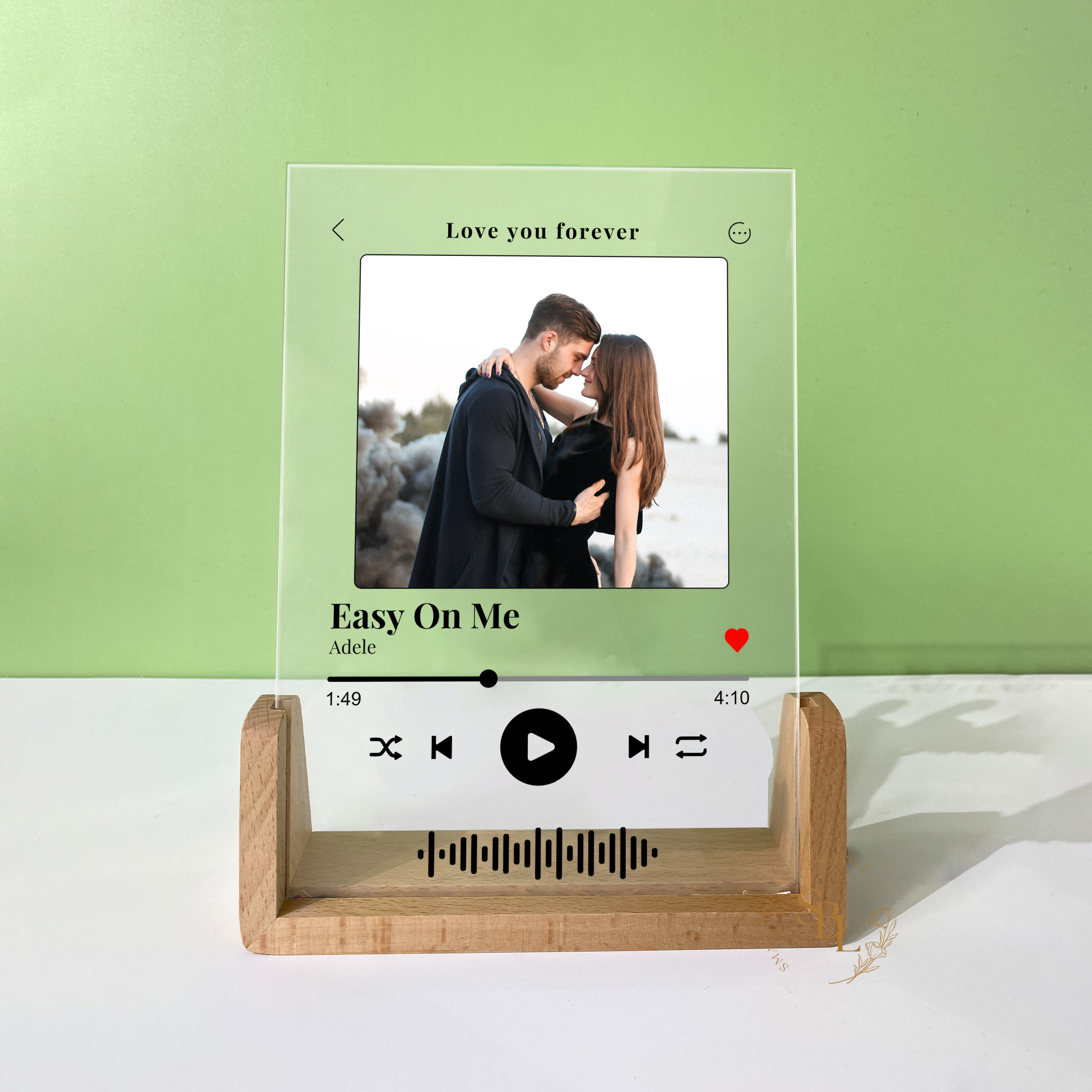 Custom Acrylic Spotify Plaque,spotify Glass Art, Minimalist Home Decor ...