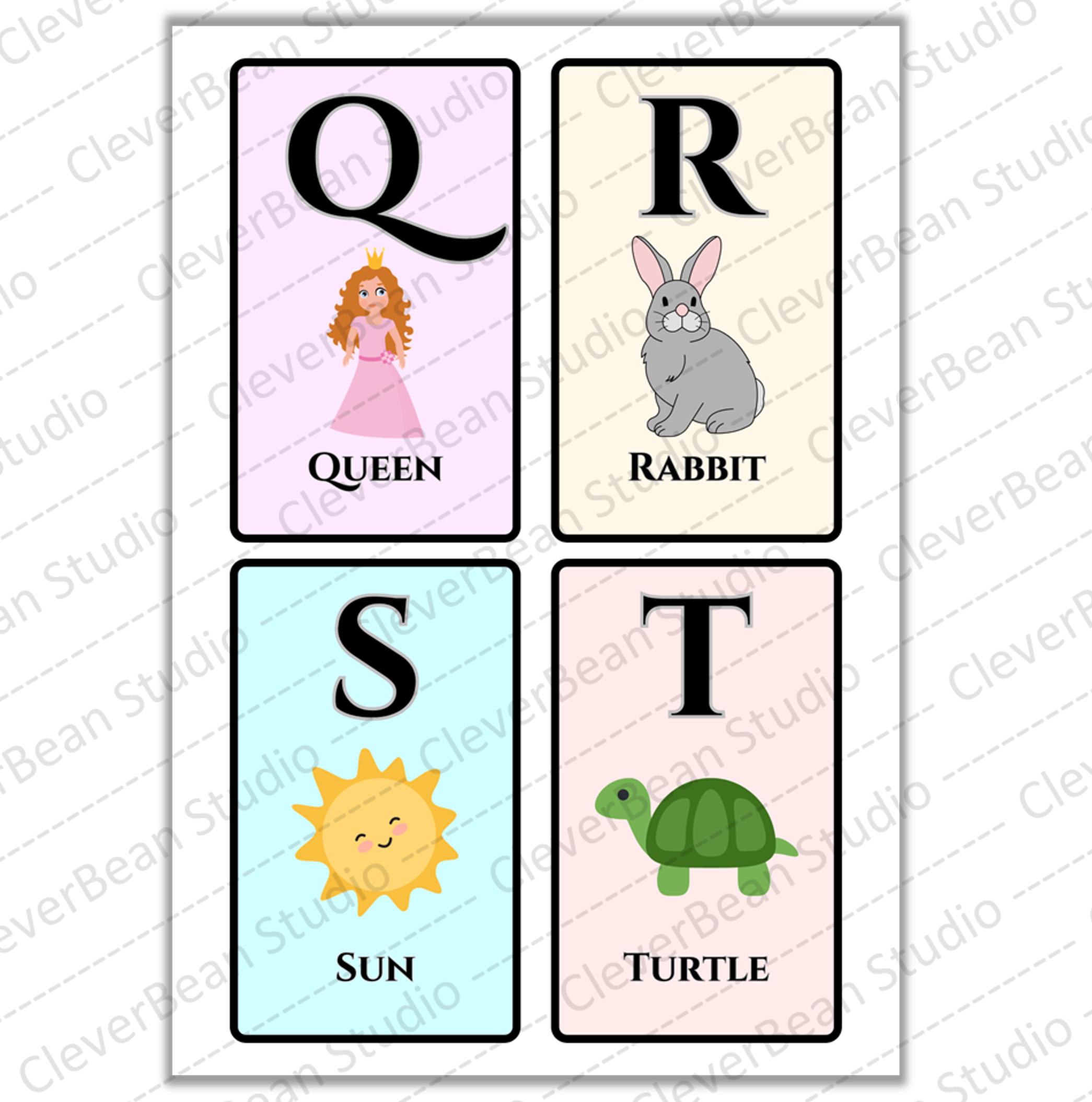 Alphabet Phonics Flashcards - Early Learning Essentials - Etsy