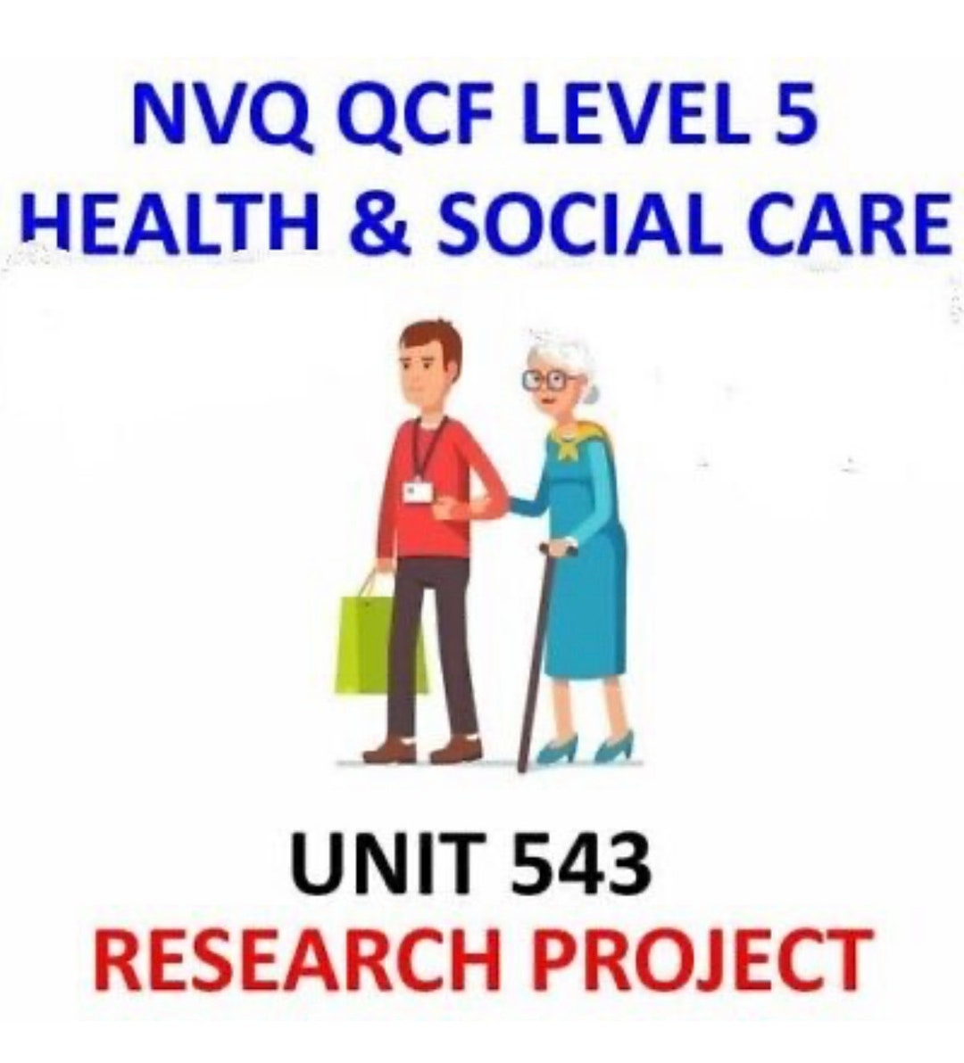 Unit 543 Research Project NVQ QCF Diploma Level 5 Leadership Health and ...