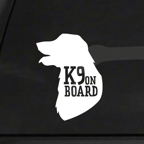 K9 Window Decal - Etsy