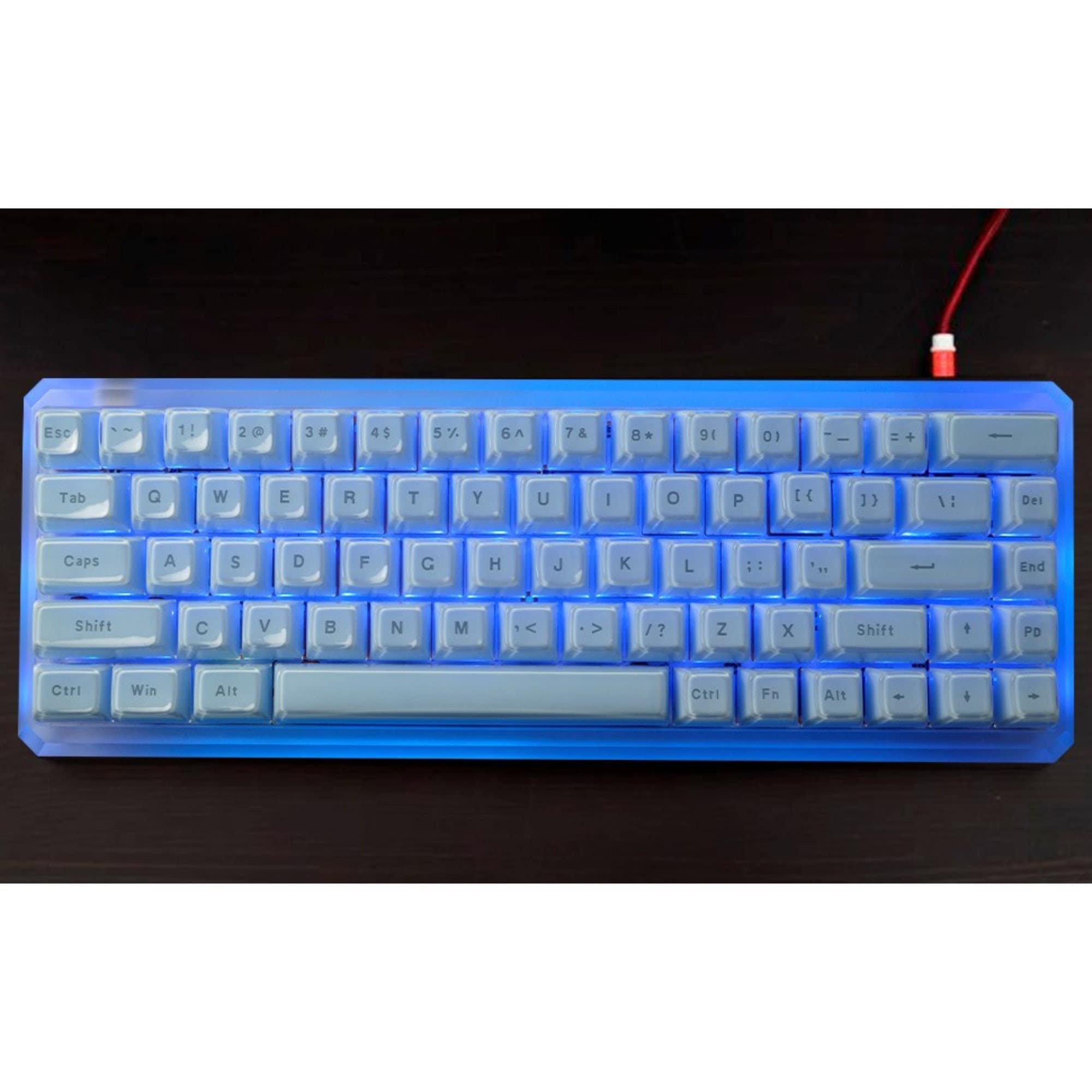 117key Ice Crystal Keycaps ABS OEM Profile Cute Jelly Round - Etsy