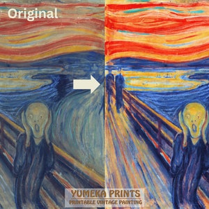 The Scream by Edvard Munch - Iconic Expressionist Art Digital Download ...