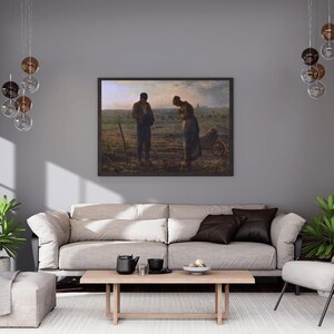 The Angelus by Jean-françois Millet - Classic Rural Life Art Print ...