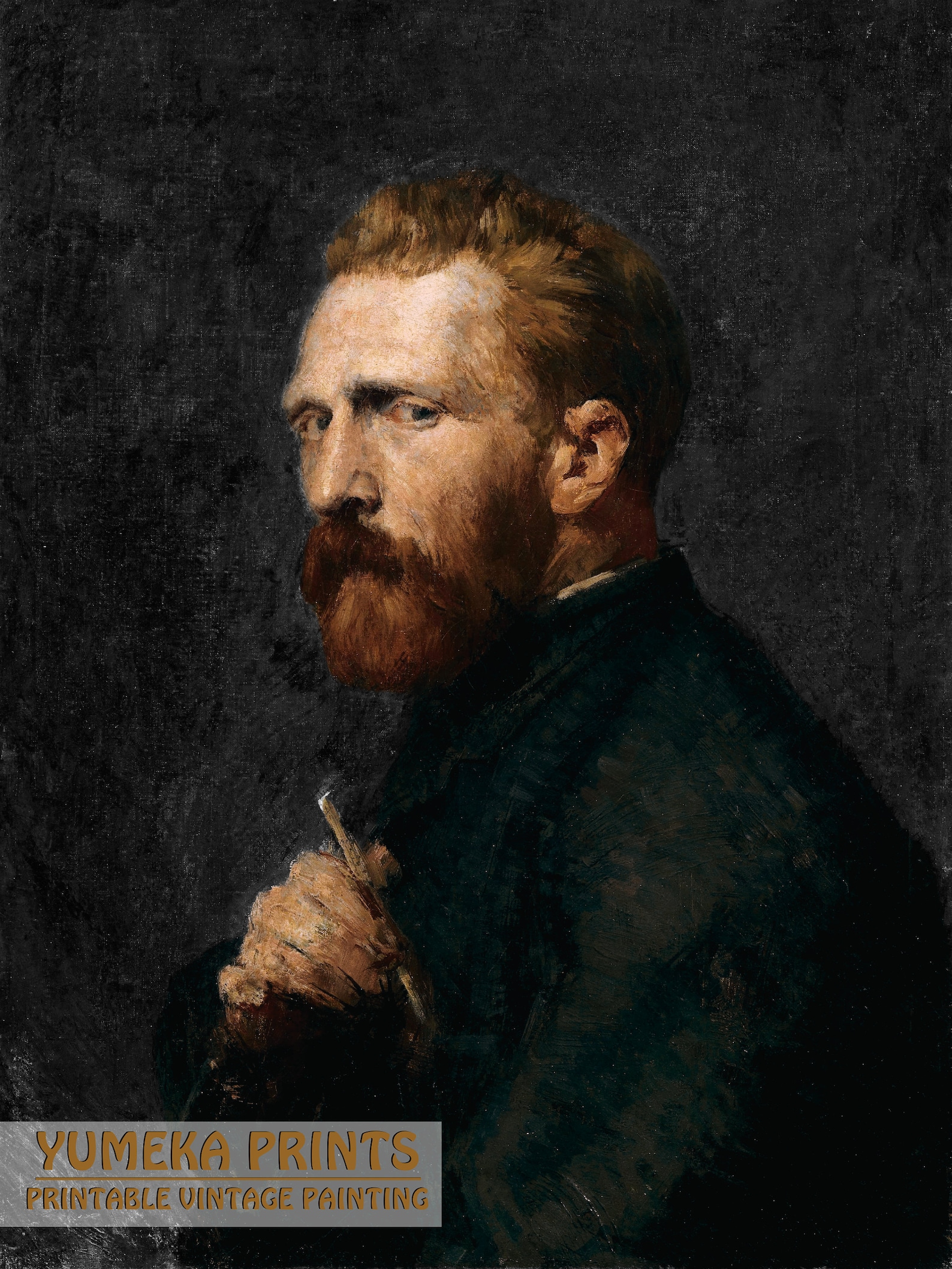 Vincent Van Gogh Portrait by John Peter Russell | Classic Painting ...