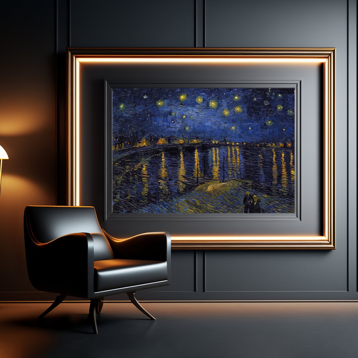 The Starry Night Over the Rhône by Vincent Van Gogh - Iconic Post ...