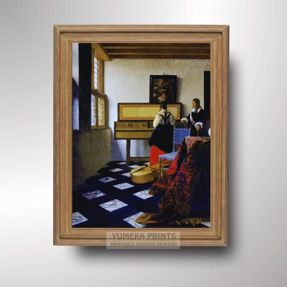 Johannes Vermeer Music Lesson