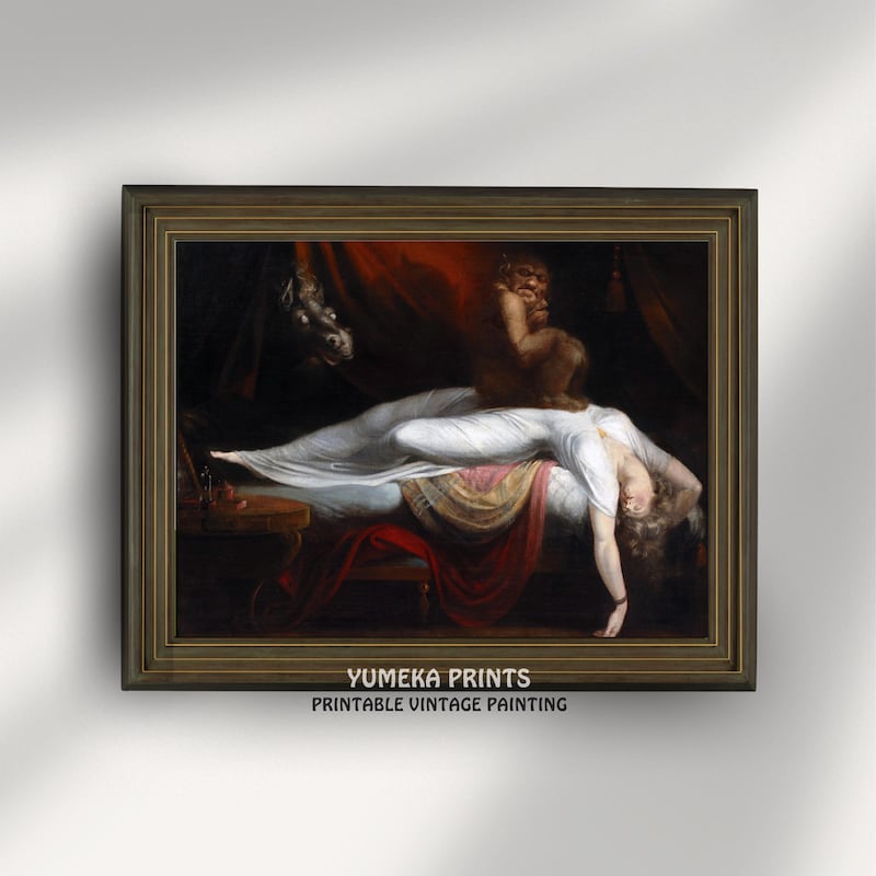 Fuseli the Nightmare Print - Etsy UK