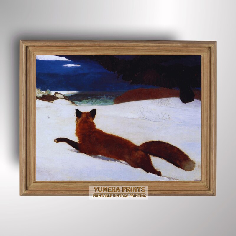 Fox Hunt Painting - Etsy