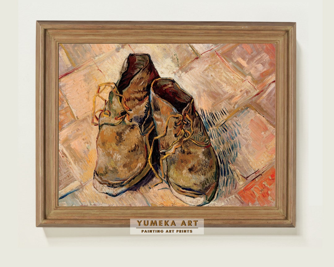 A Pair of Shoes by Vincent Van Gogh Print Vintage Still Life Wall Art ...