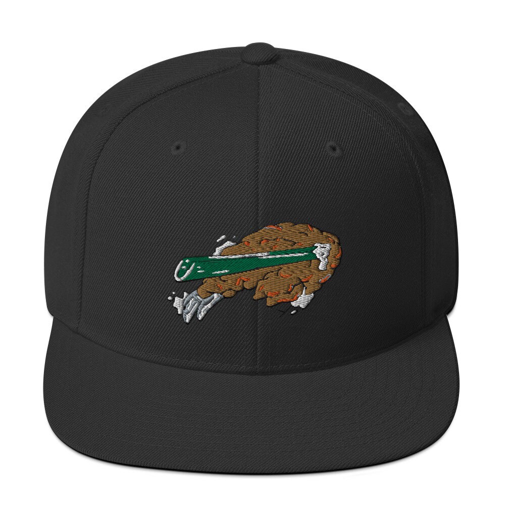 Buffalo Chicken Wing Snapback Unisex Flat Bill Hat - Etsy