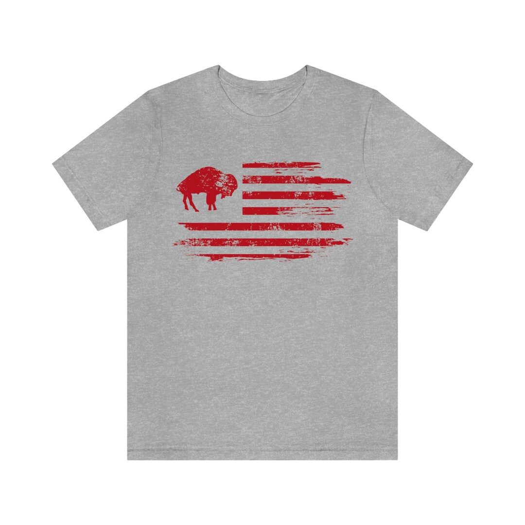 Buffalo American Flag - Etsy