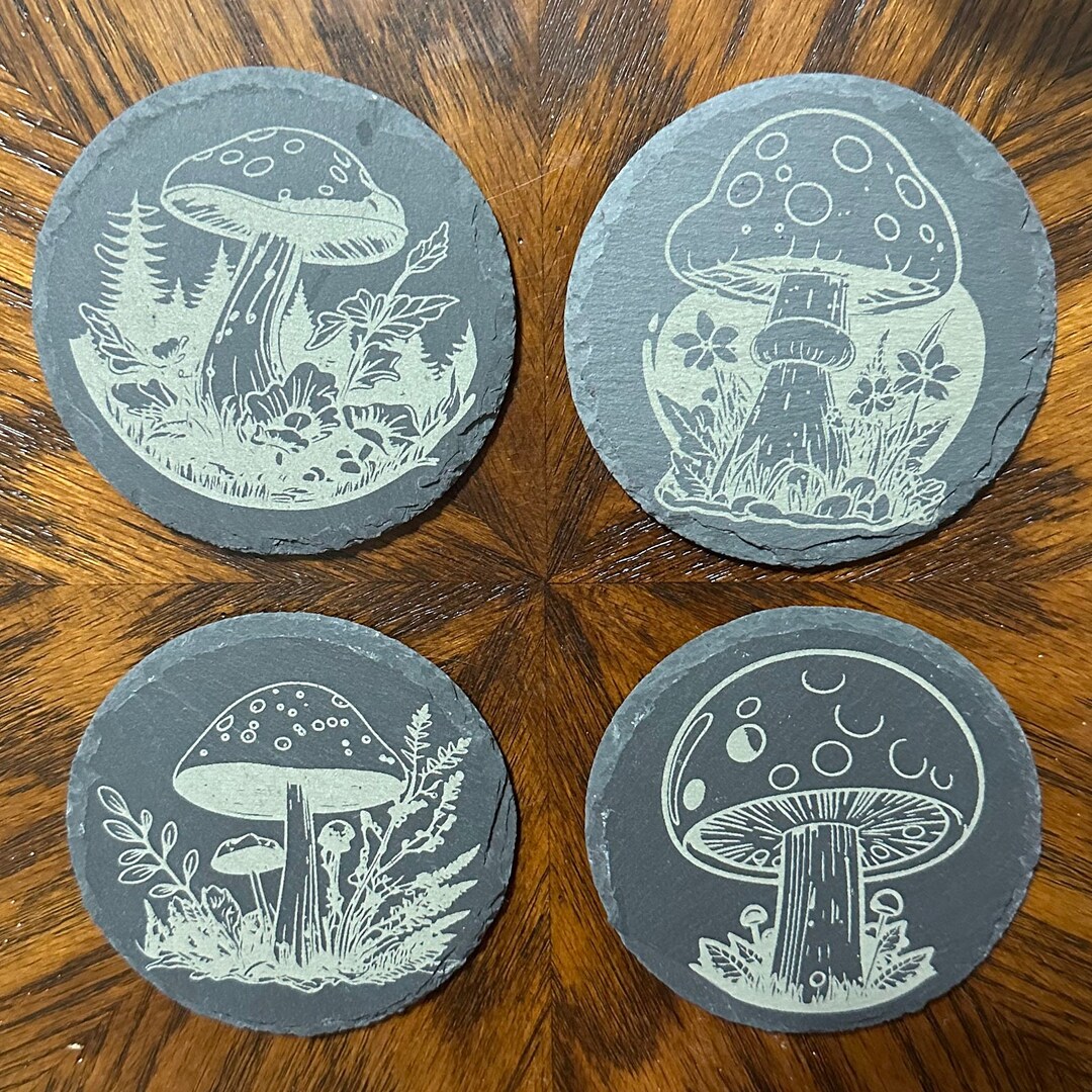 Mushroom Coaster, Mushroom Coasters - Etsy