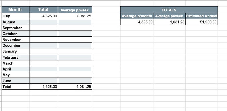 Invoice Template - Etsy