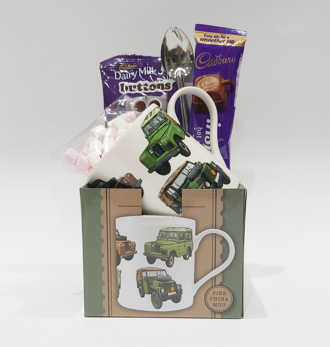 Cadbury's Hot Chocolate & Land Rover Defender Mug Gift Set Father's Day ...