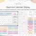 Pastel Classroom Calendar Display Printable Decor for Teachers and ...