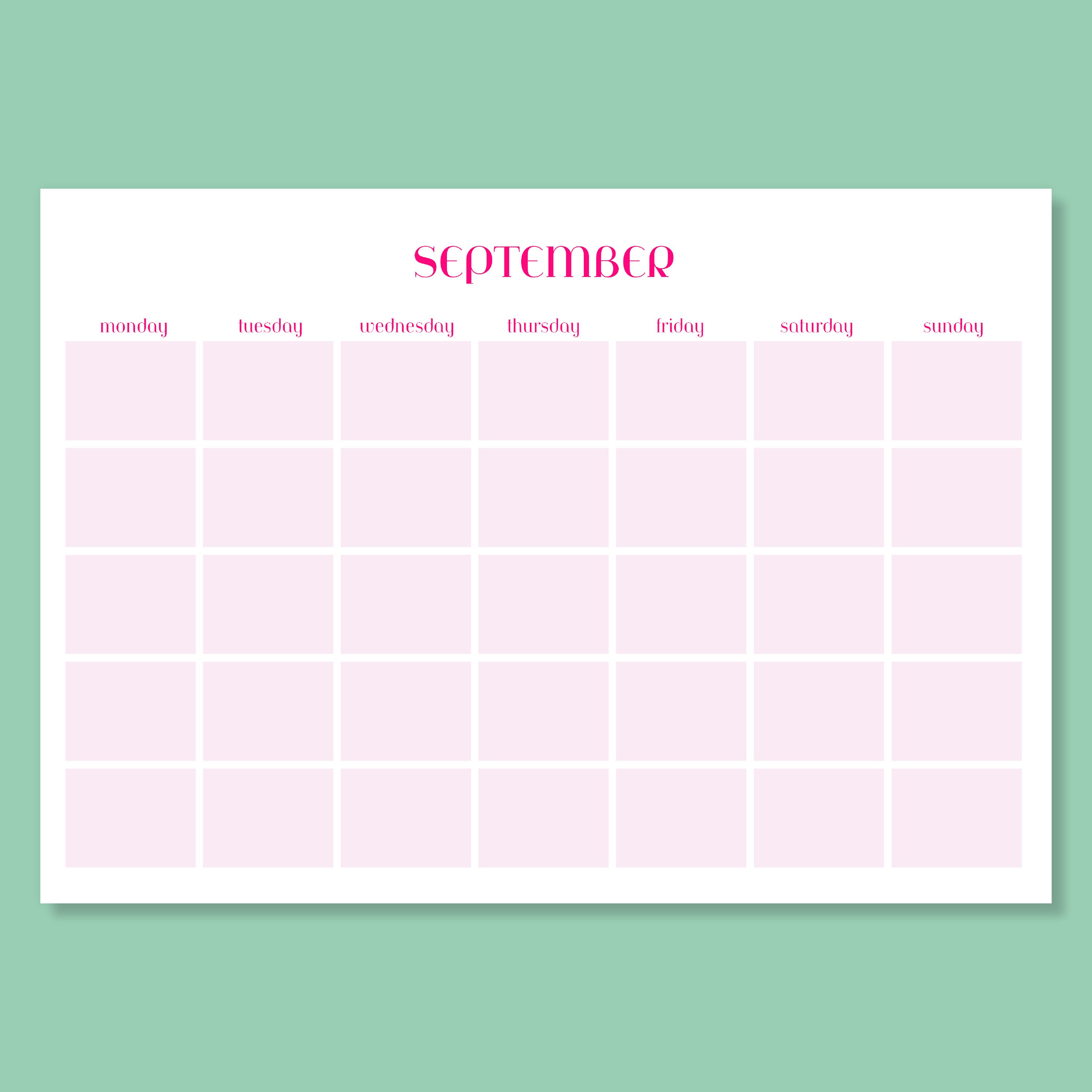 Calender Printable and Digital 2024 Year Organizing - Etsy