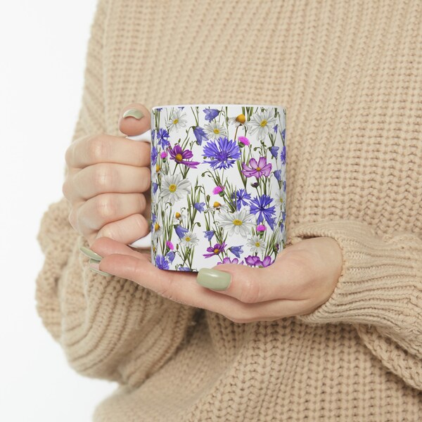 Floral Coffee Mug - Etsy