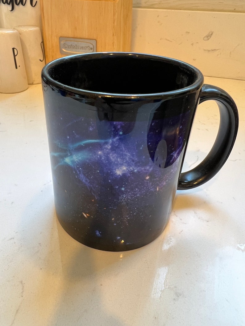 Black Galaxy Mug Outer Space Mug Universe Coffee Mug Celestial Coffee ...