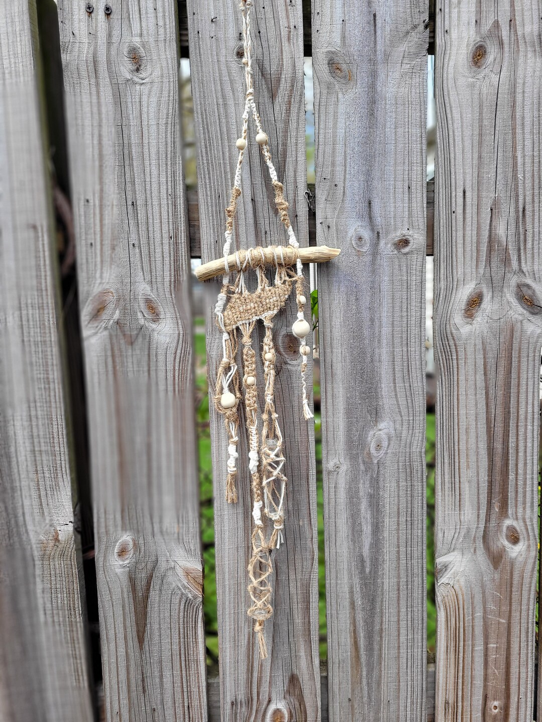 Macramé, Natural With Stick - Etsy