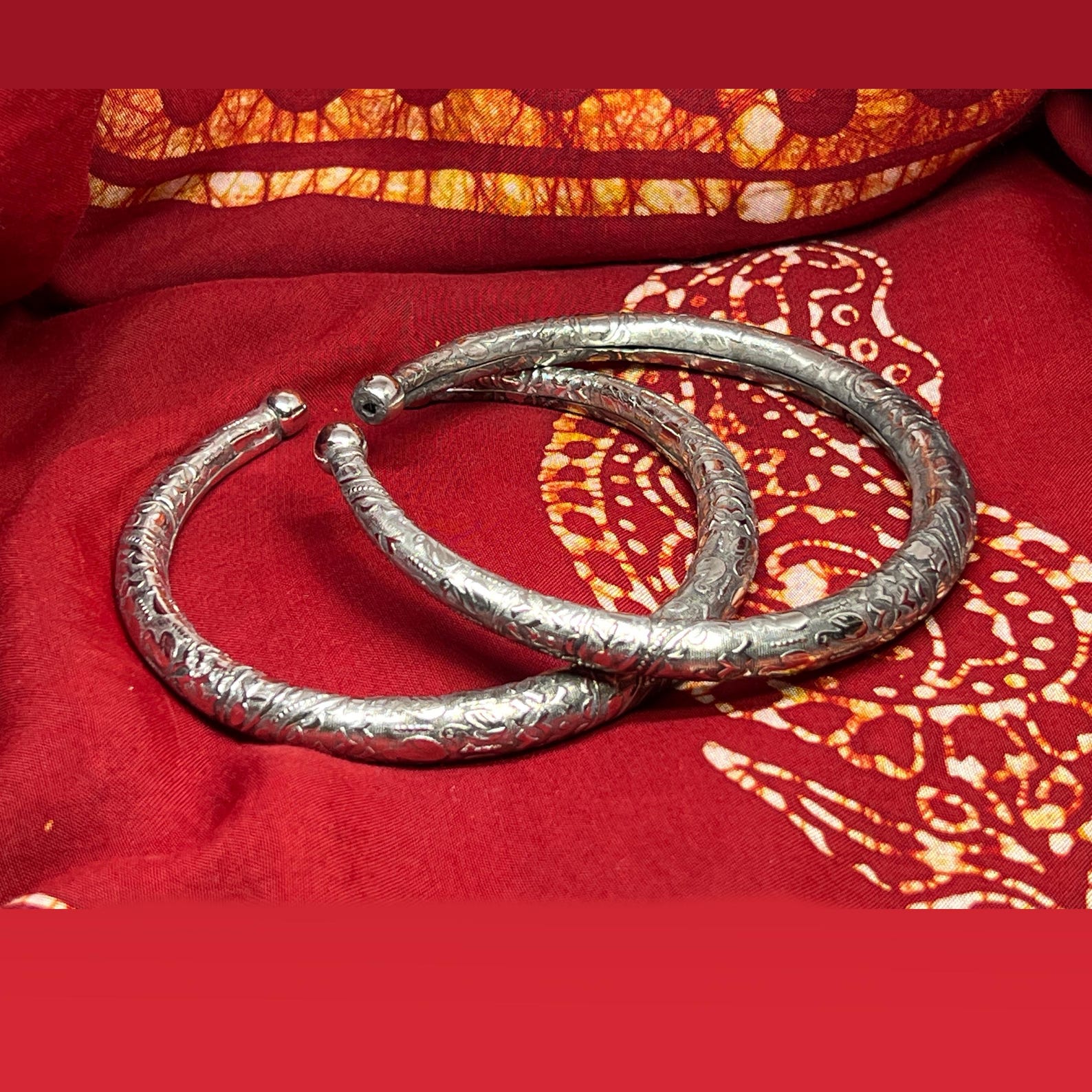 Oxidized Toe Kada/anklet Kada/leg Kada Traditional Rajasthani Jewelry ...