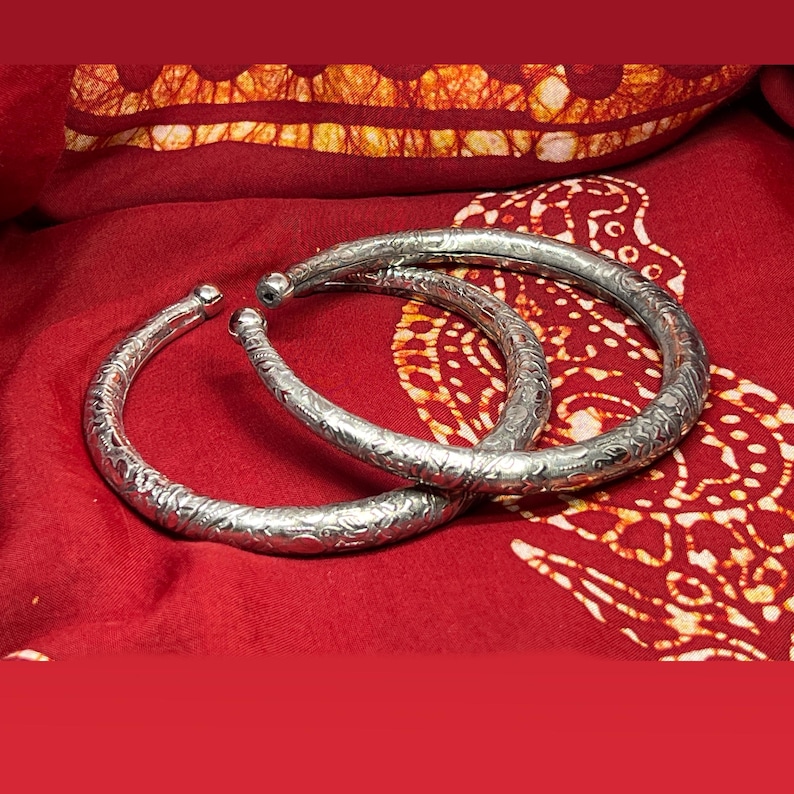 Oxidized Toe Kada/anklet Kada/leg Kada – Traditional Rajasthani Jewelry ...