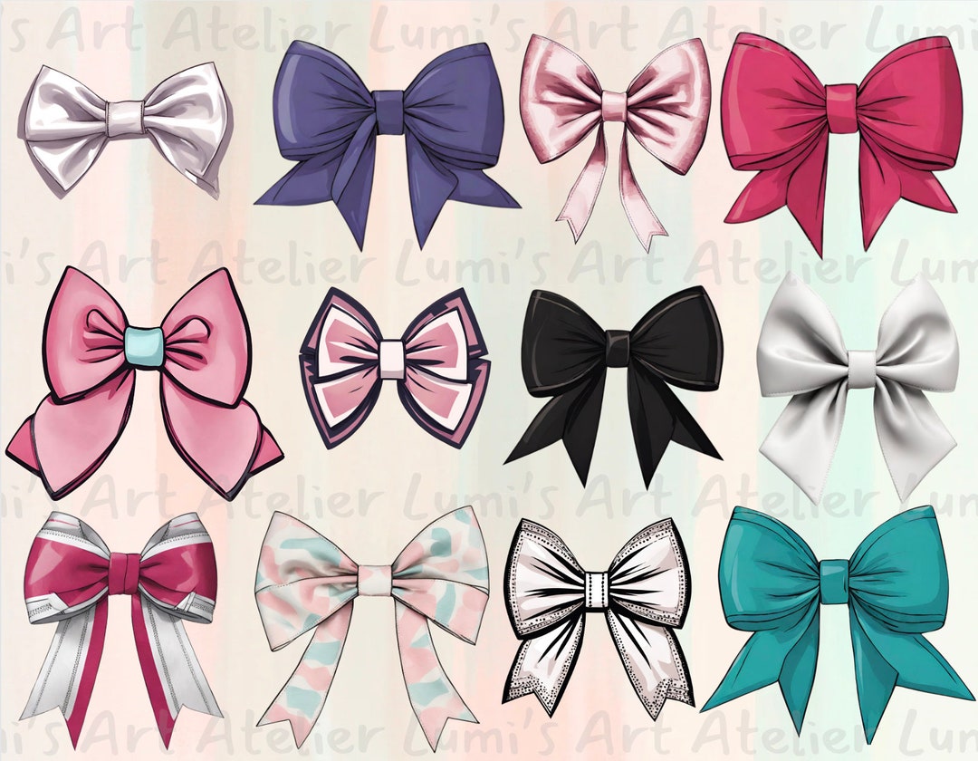 Original Coquette Bow Designs for Stickers, Tshirts Designs, Wall Art ...
