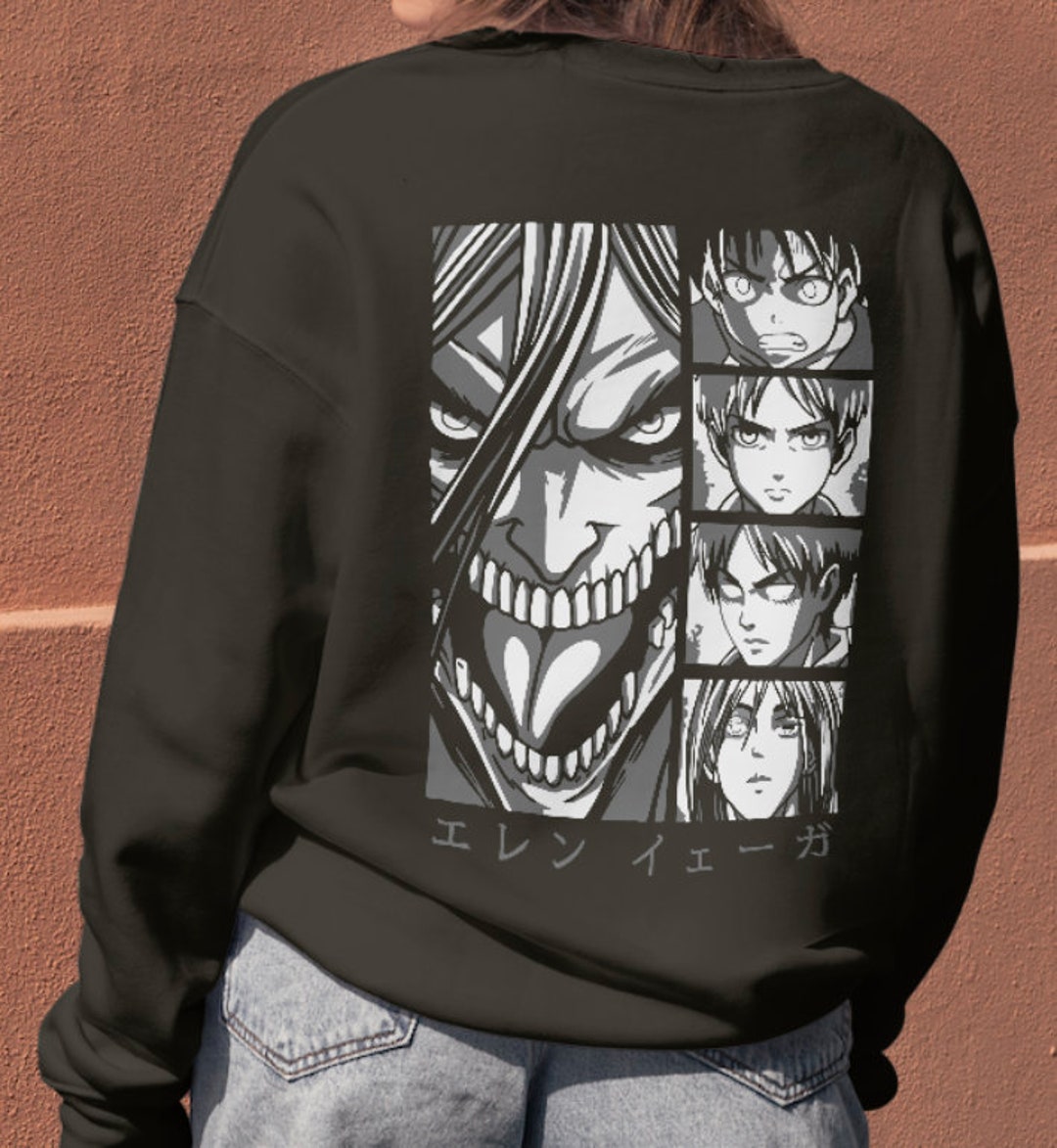 Attack on Titan Anime Designs for T-shirts, Hoodies, Etc. PNG&AI - Etsy