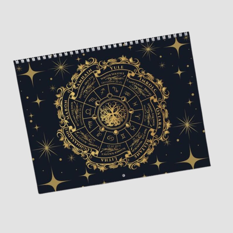 Pagan Wheel of the Year 2026 Wall Calendar, 8.5" X 11" Seasonal ...