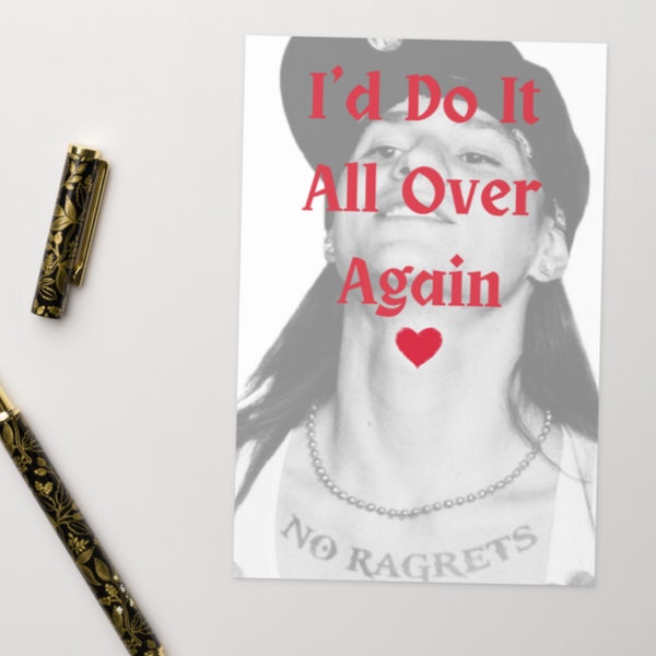 No Ragrets Tattoo - Etsy