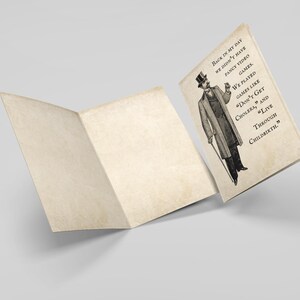Vintage Victorian Card | Old Fashioned Greetings | Back in My Day | Ye ...