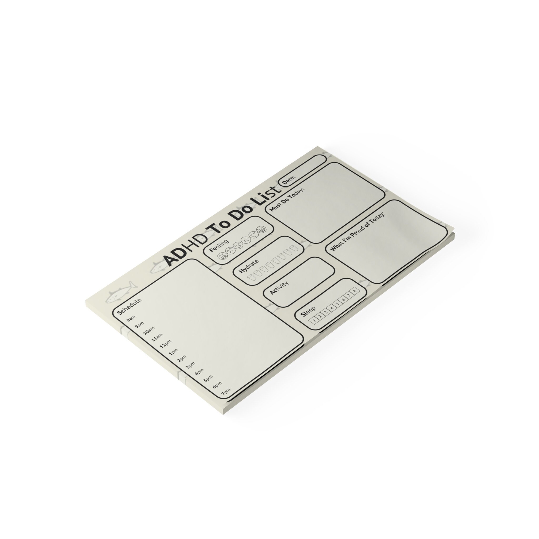 ADHD to Do Post-it® Note Pads - Etsy