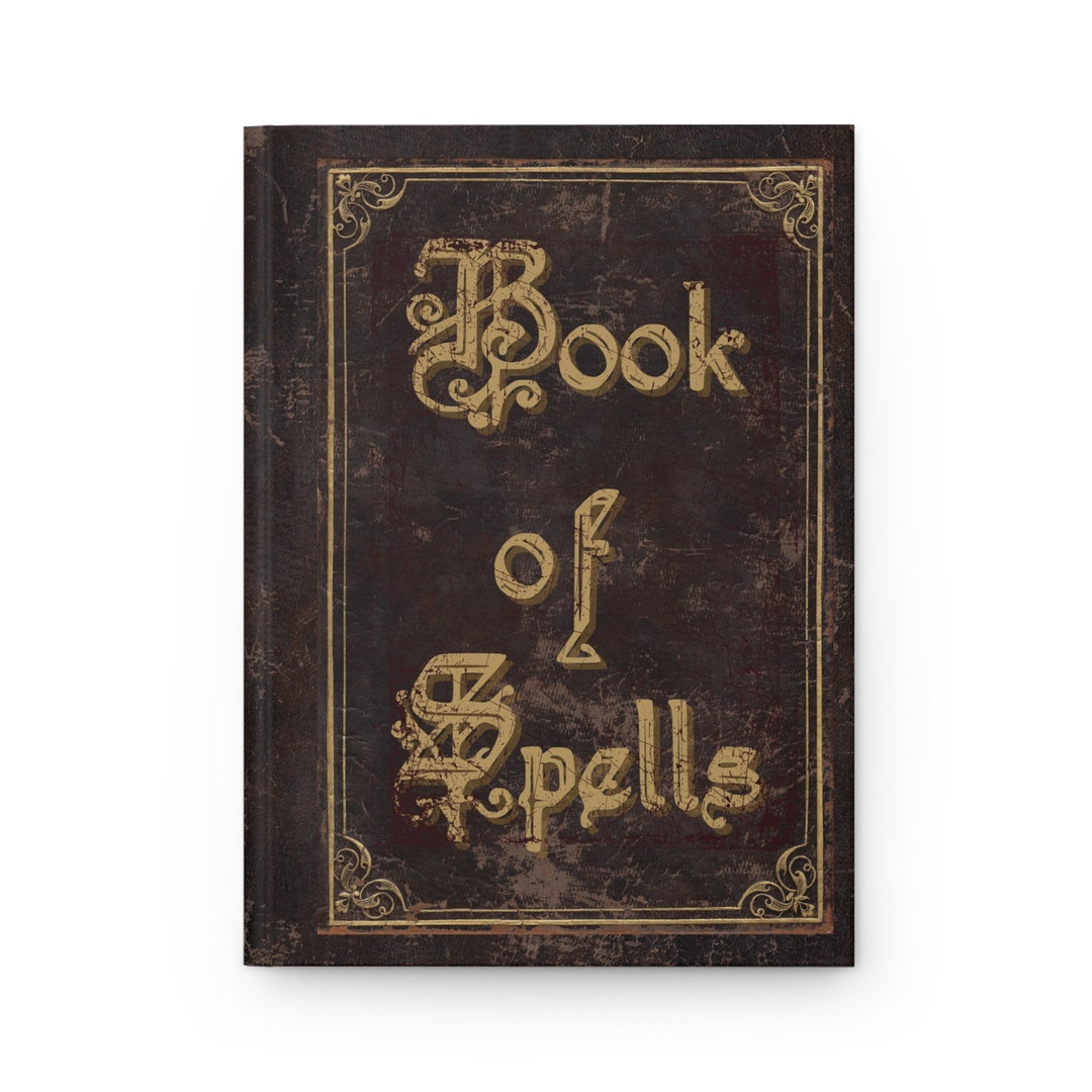 Book of Spells Witch Notebook Halloween Notebook Grimoire Books Witch ...