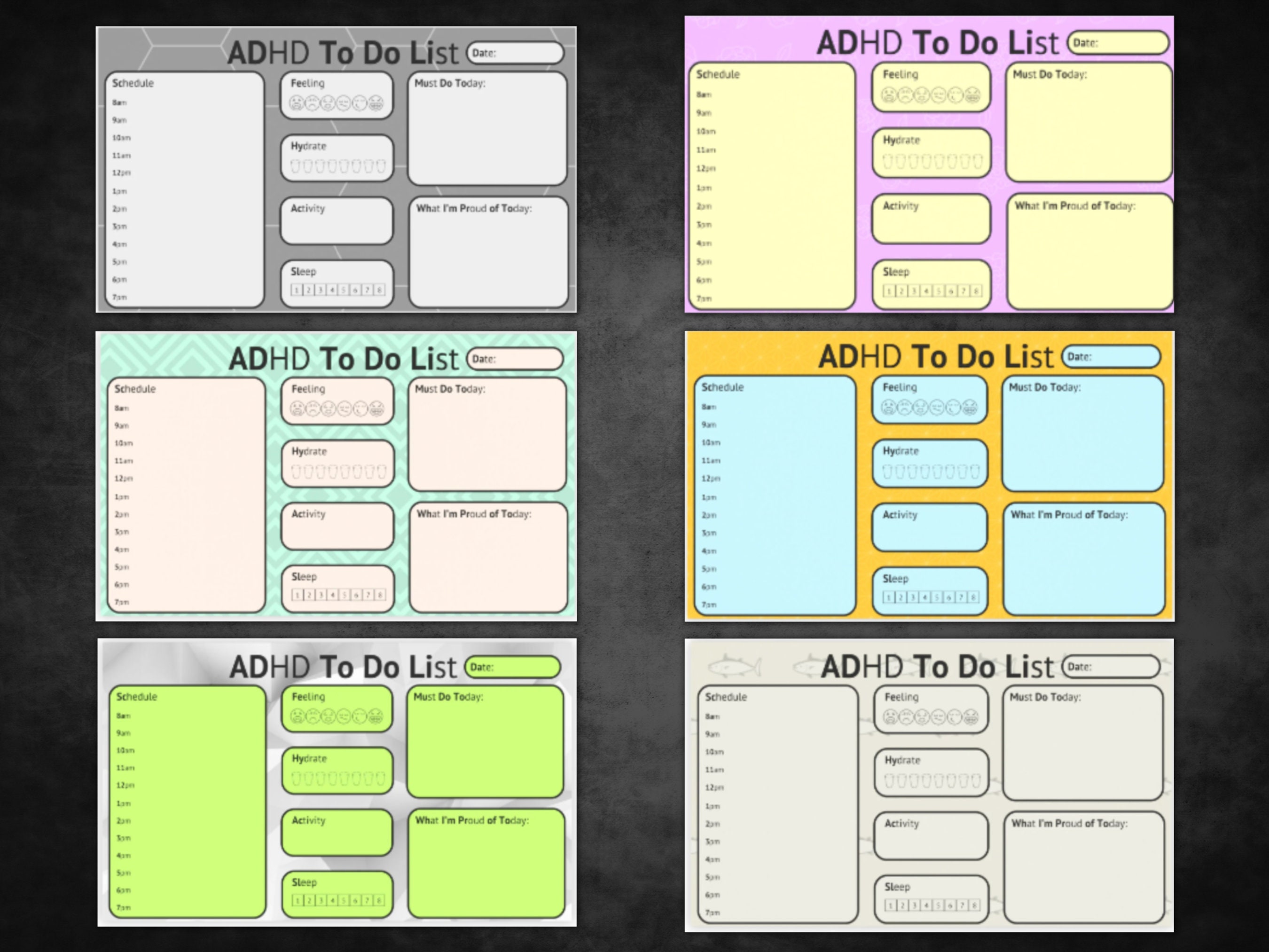 ADHD to Do Post-it® Note Pads - Etsy