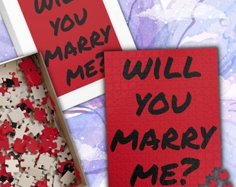 Will You Marry Me Puzzle Proposal Gift Unique Marriage - Etsy