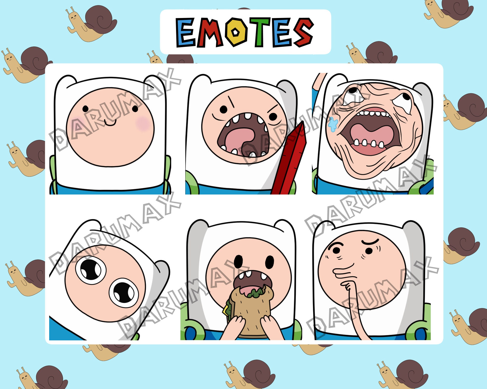 Adventure Time Facial Expressions