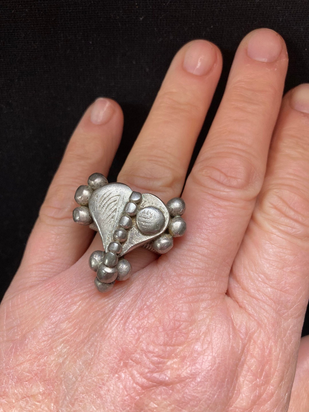 Old Sahel Fulani Tribal Ring, African Sarakole Massive Ring, African ...