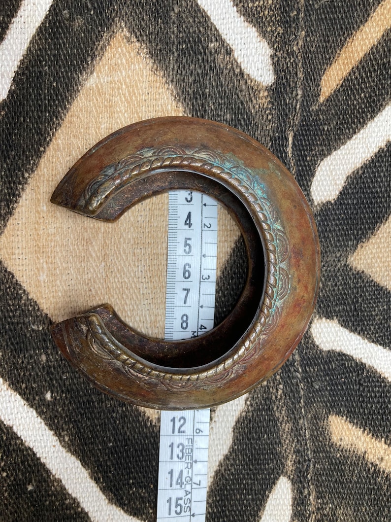 Heavy Ankle Hoops, Worn by Kasena Women of Ghana, Rare, Ancient African ...