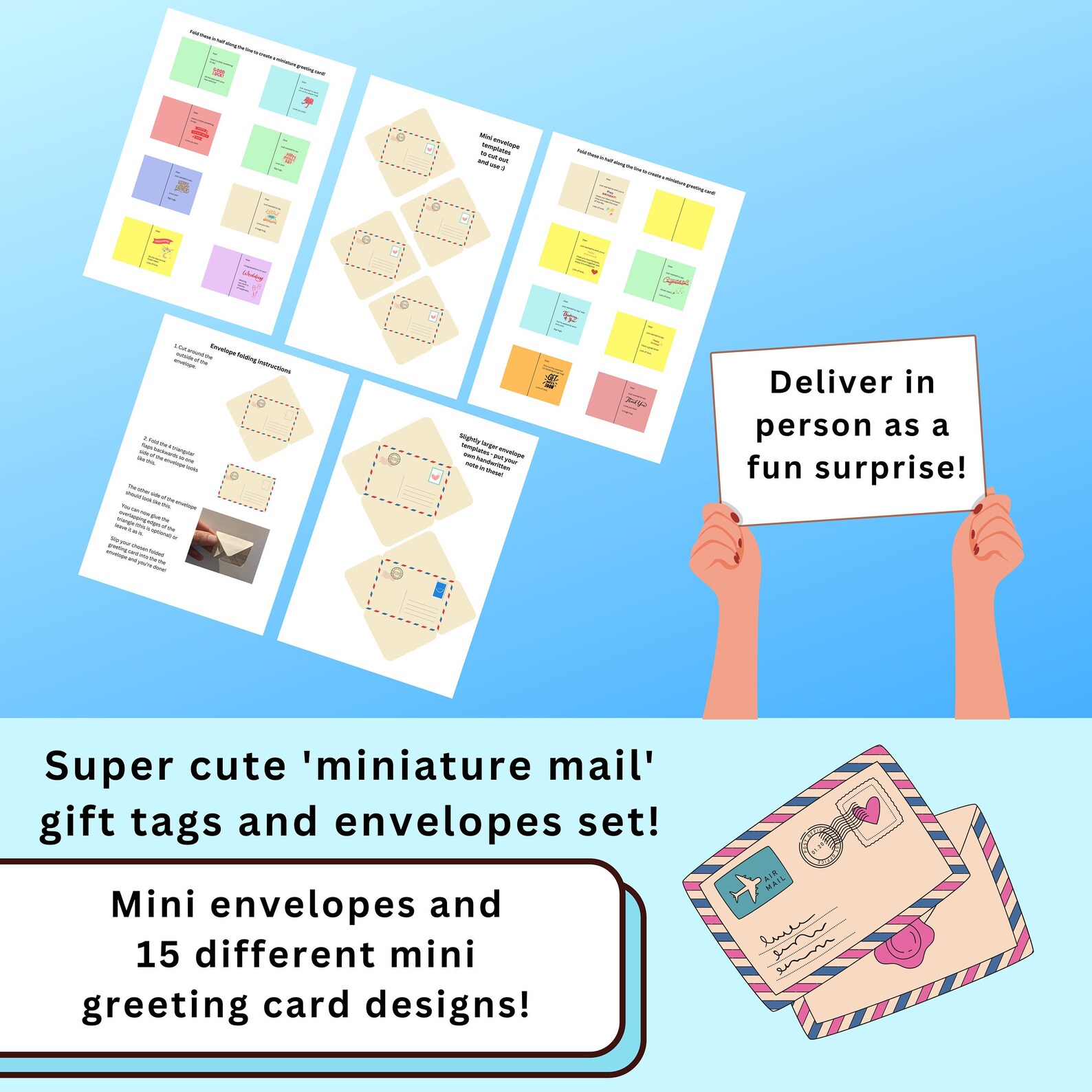 Miniature Envelopes and Greeting Cards - Check With Your Mail Carrier ...