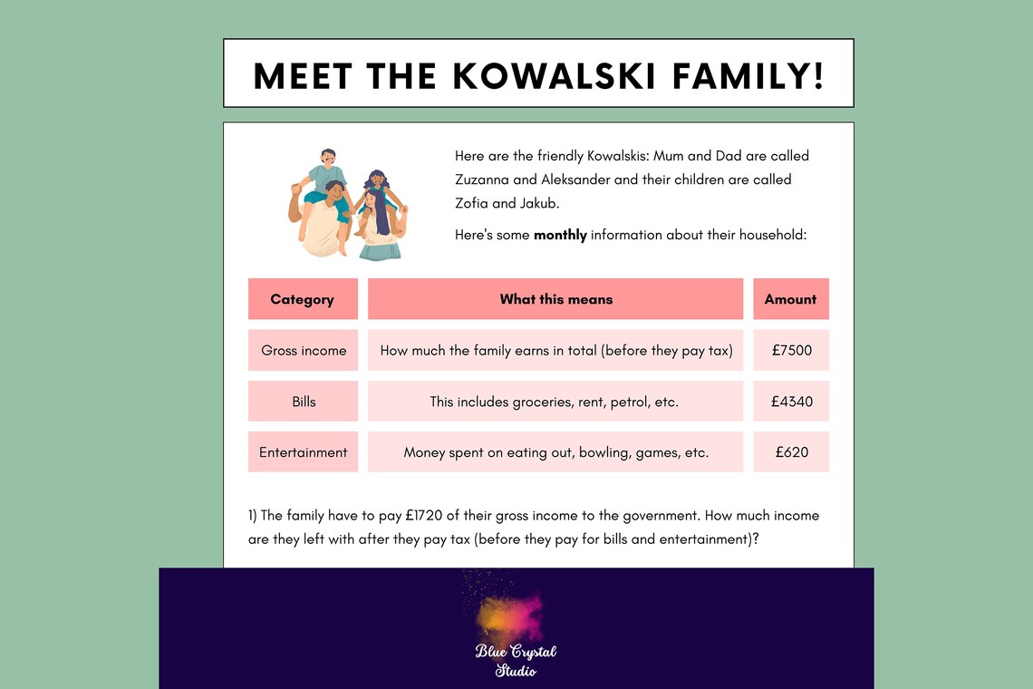 Printable Money Worksheets for 9-11 Year Olds - Etsy