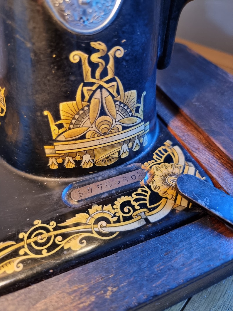 Vintage Singer Sewing Machine Lamp functioning Original Receipt - Etsy