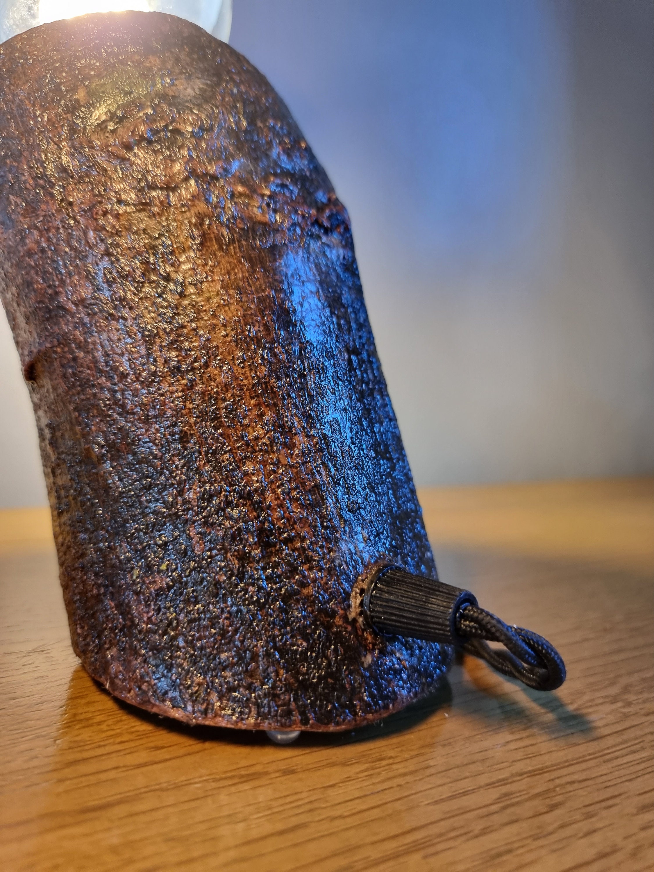 Wooden Log Lamp - Etsy