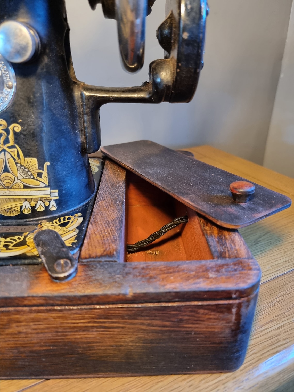 Vintage Singer Sewing Machine Lamp functioning Original Receipt - Etsy