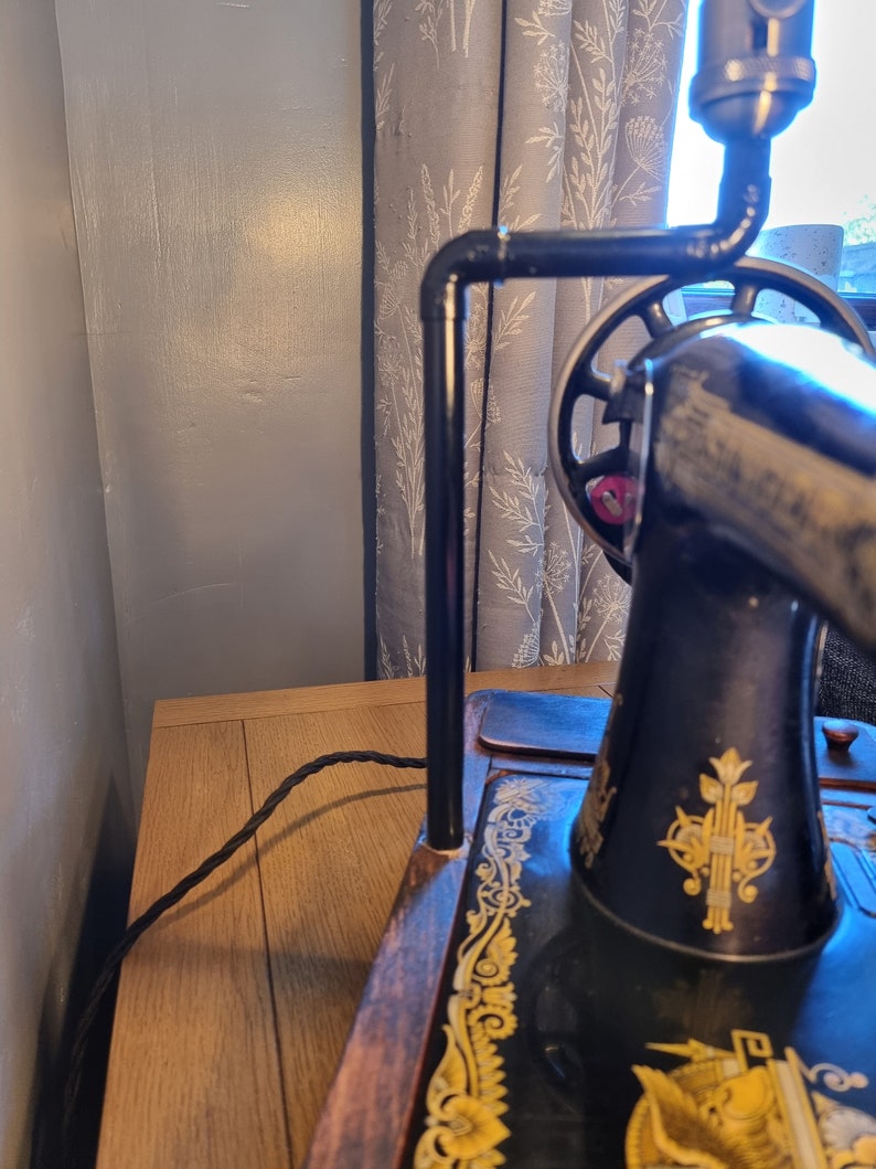Vintage Singer Sewing Machine Lamp functioning Original Receipt - Etsy