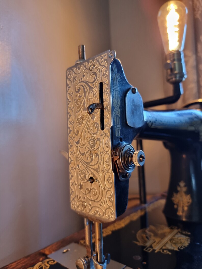 Vintage Singer Sewing Machine Lamp functioning Original Receipt - Etsy