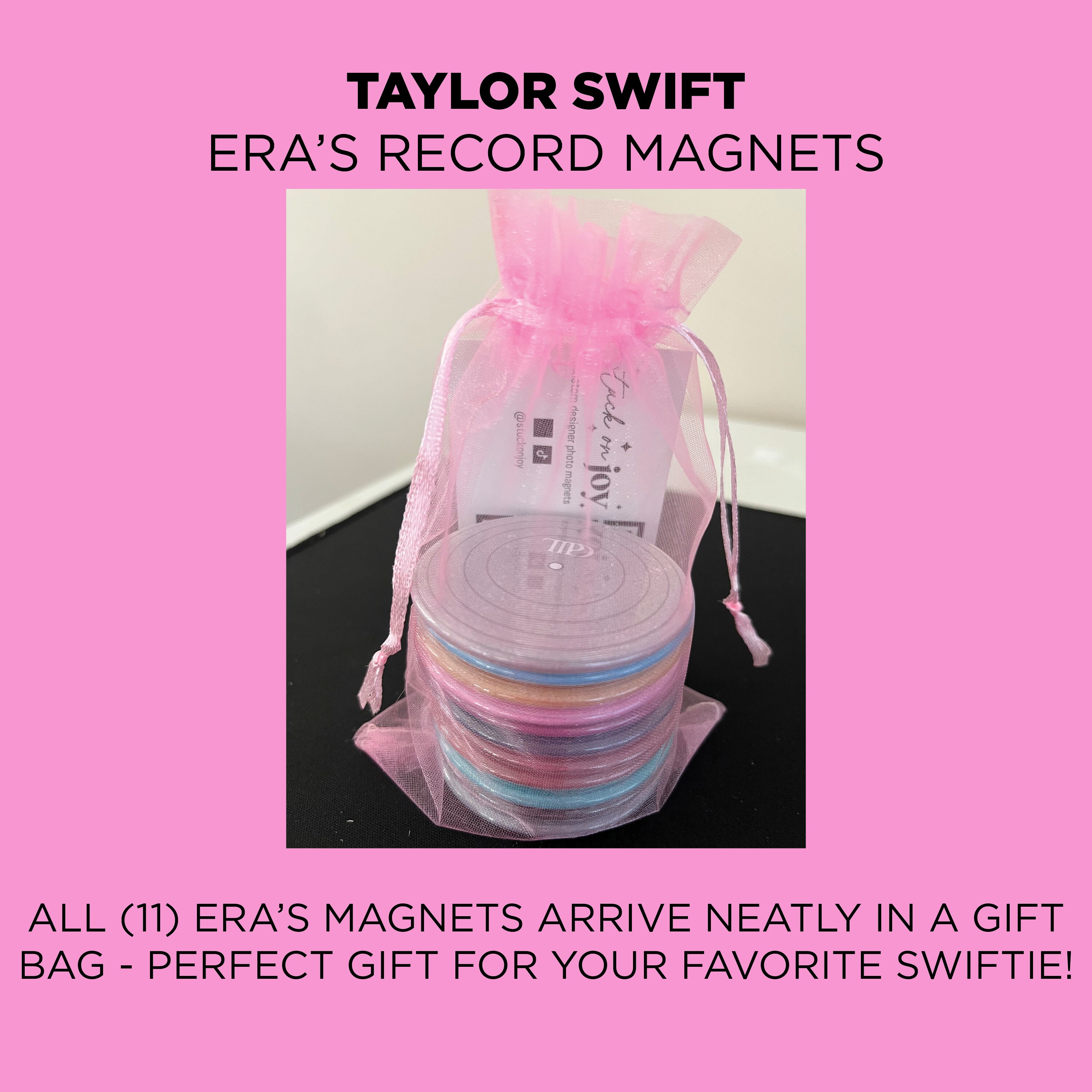 Taylor Swift ERA'S MAGNETS 11 Piece Set, Record per Era Swiftie Gift ...