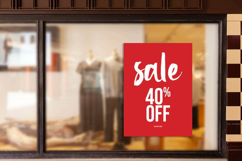 RETAIL SALE Sign Bundle I Download & Print I Store Signs I Posters I ...