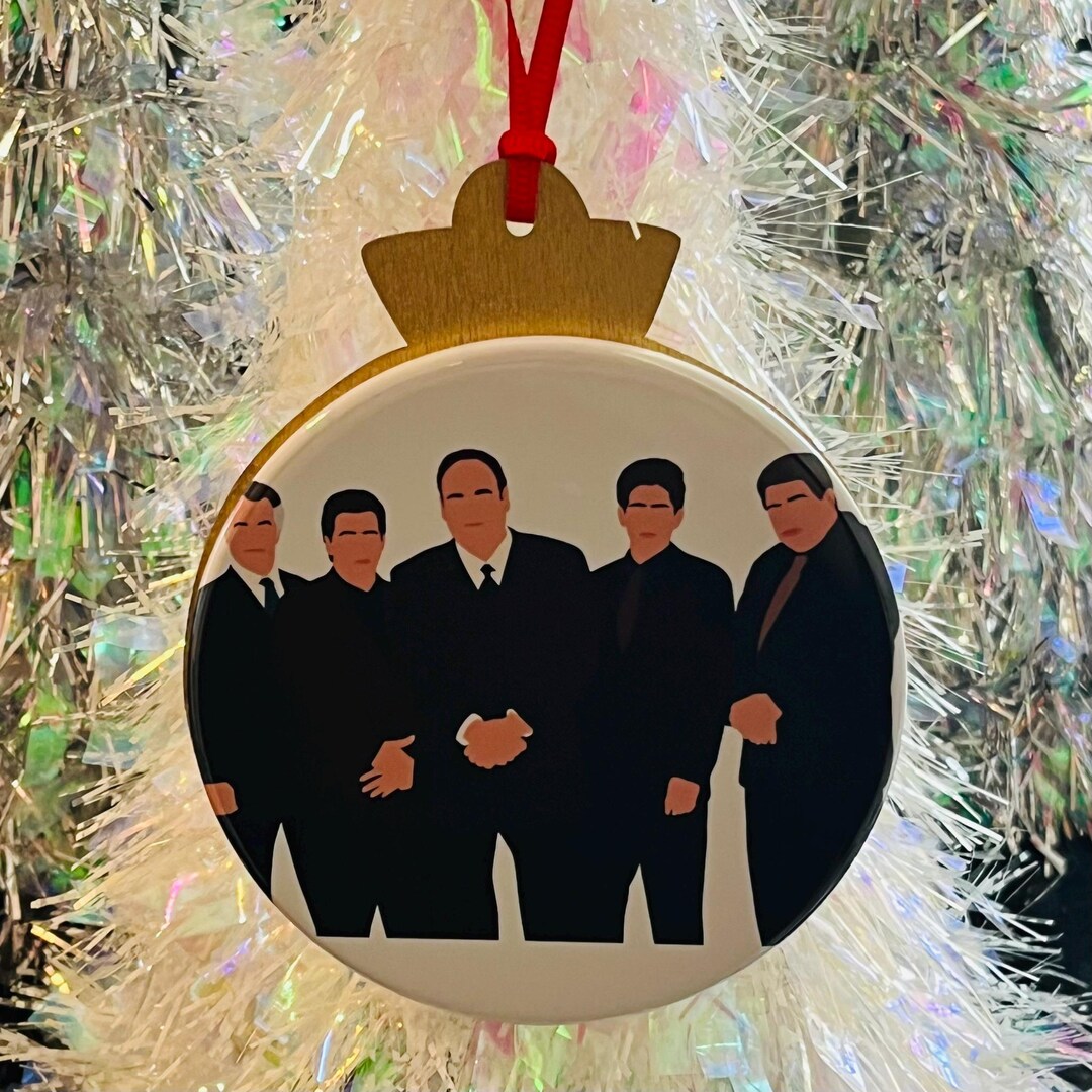 SOPRANOS Inspired ORNAMENT I 3.5 Handmade, 5 Characters, Tony, Paulie ...