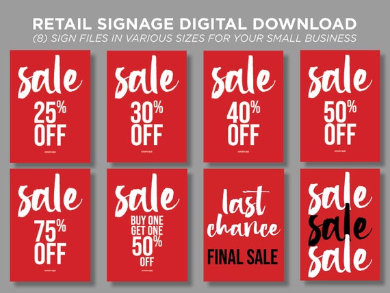 Sale Price Sign