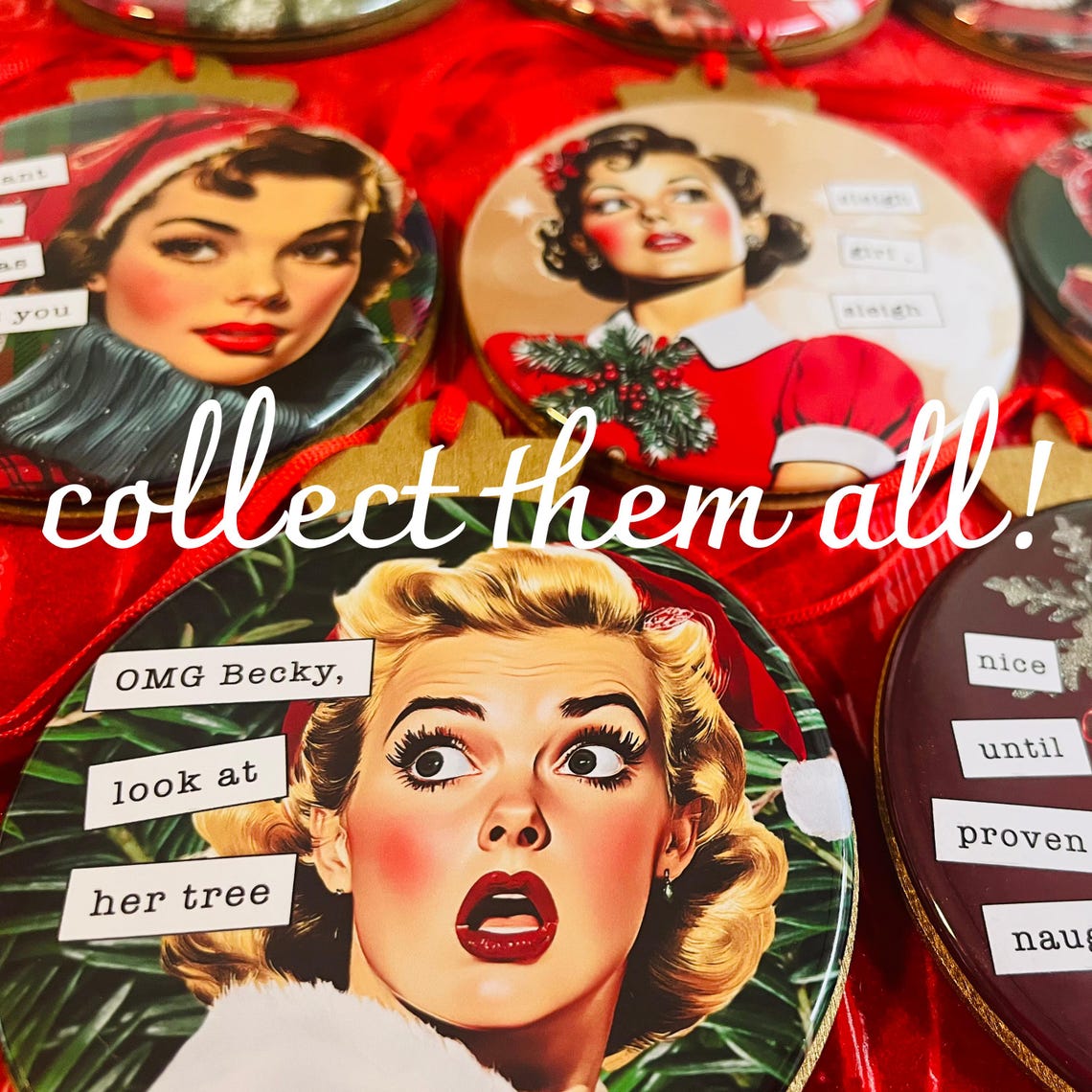 I Like Em' Real Thick and SPRUCY FUNNY ORNAMENT I 3.5" Handmade ...